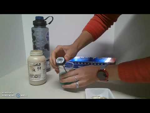 Observing a Chemical Reaction - Initial Temperature of Solution