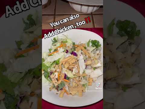 Asian Style Salad @Walmart #asian #salad #weightlossjourney