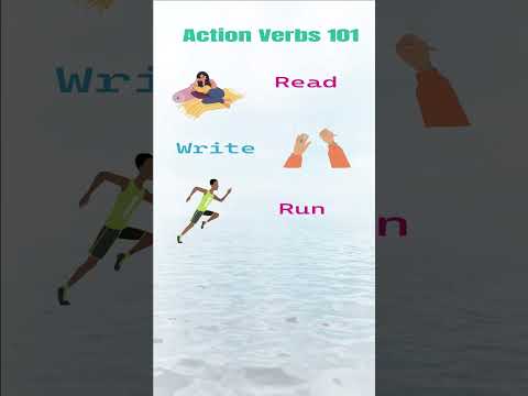 [English Vocabulary Flash Card][Action Verbs]: 05 Action Verbs Vocabulary #1