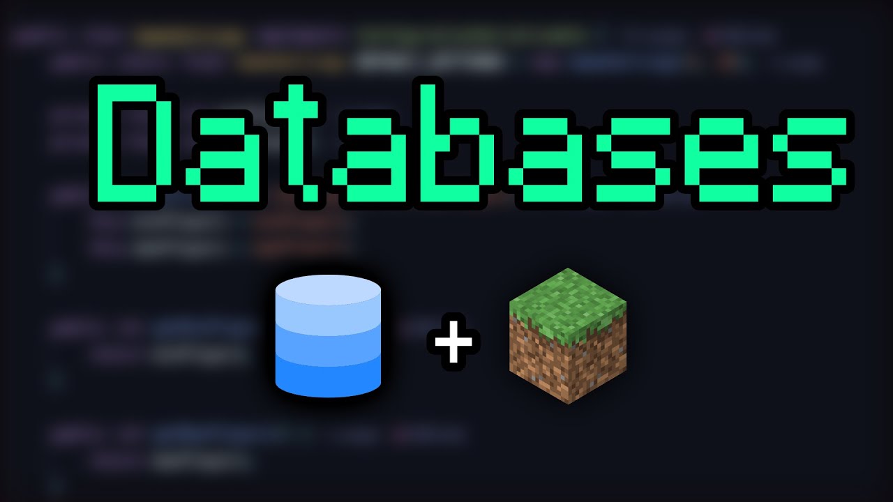 Connect Minecraft Plugin with Database | PaperMC #minecraft #coding