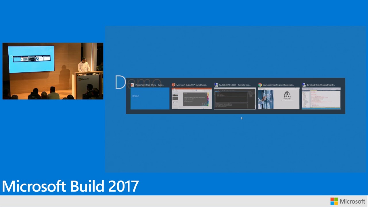 Build 2017 Built in machine learning in Microsoft SQL Server 2017 with Python