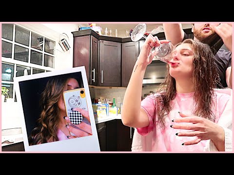 dying my hair & new mac miller merch unboxing ♡
