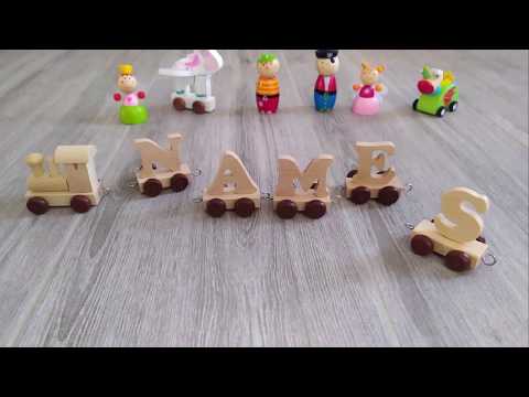 Cute WooDen NaMe Train