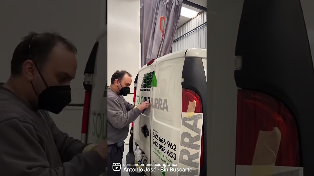 Rotulación vehículos, vinilo de corte.