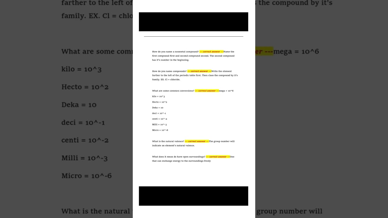 CHEM 121 FINAL EXAM PORTAGE LEARNING Questions with Verified Correct Answers