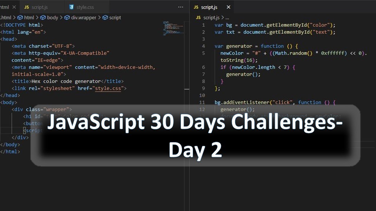 JavaScript 30 Days Challenge Day 2