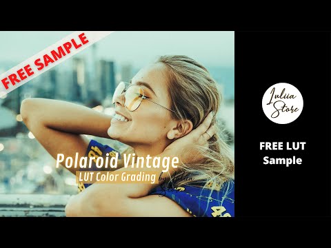 Free Film LUT POLAROID VINTAGE | Free VN LUT for Mobile | Premiere Pro LUTs Free