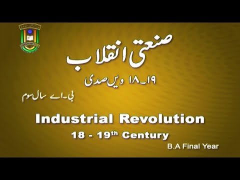 Industrial Revolution | 18-19th Century | B. A. | 3rd Year | IMC MANUU