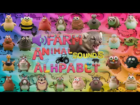🐔 Farm Animal Sounds ABC Song | Farm Animals Alphabet | Oink, Neigh, Moo & Buzz!! 🐄🐴