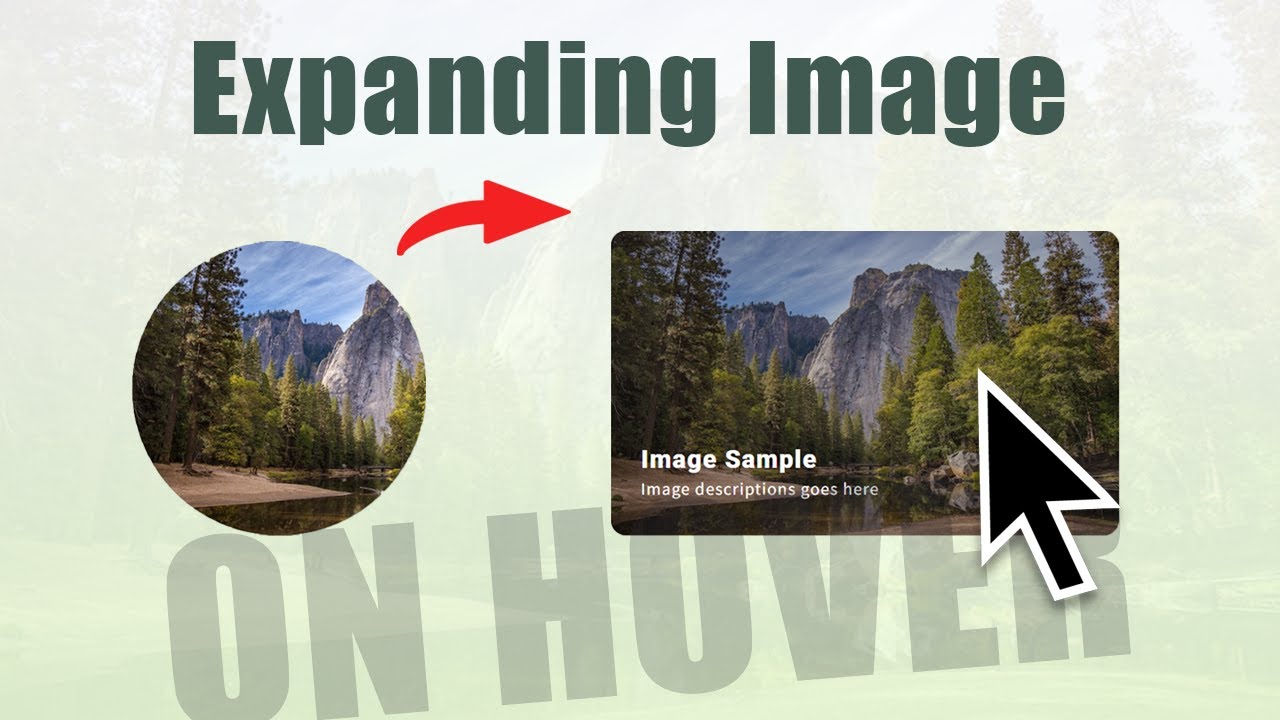 Expanding Image on Hover using CSS