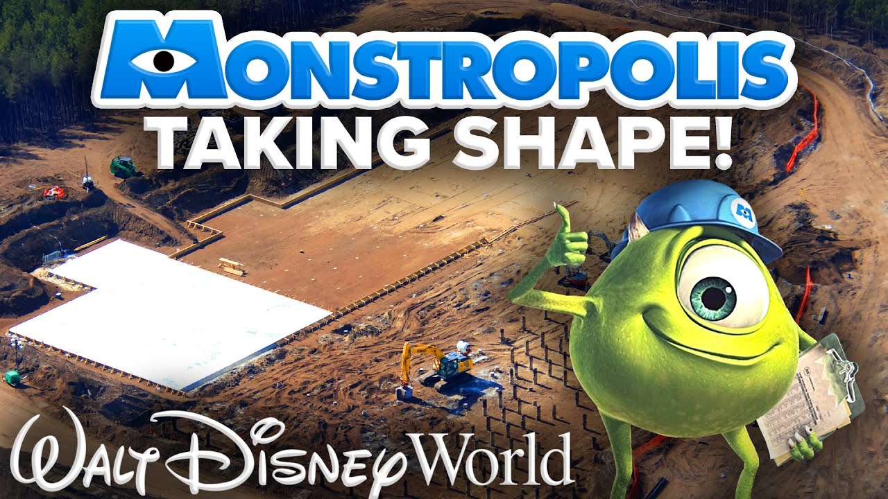 Foundations Poured at Monsters Inc. Door Factory Coaster! - Disney News