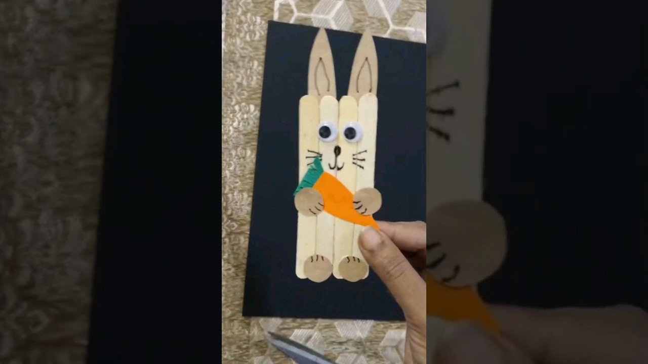 easy craft using ice-cream stick #shorts  #youtubeshorts