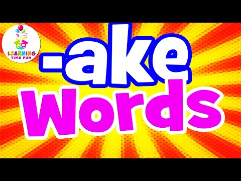 -AKE Words for Kids | Read -AKE Words for Children (Word Family Series)