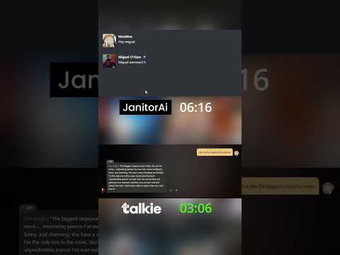 Speed Test: Talkie ai vs Janitor ai
