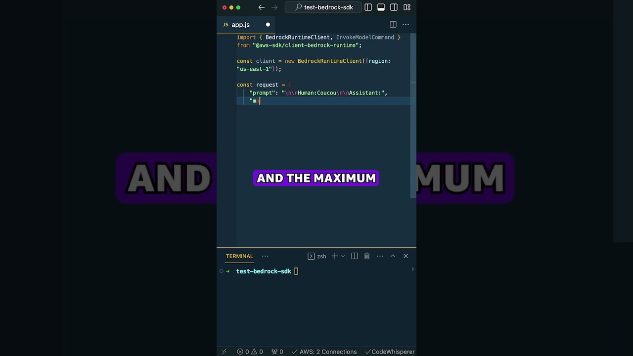 How to Call a Bedrock Model in JavaScript Using the AWS SDK