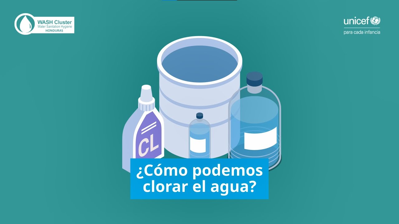 ¿Cómo purificar el agua con cloro comercial desde tu hogar?