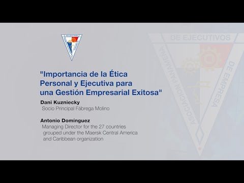 "Importancia de la Ética Personal y Ejecutiva para una Gestión Empresarial Exitosa" - Conversatorio
