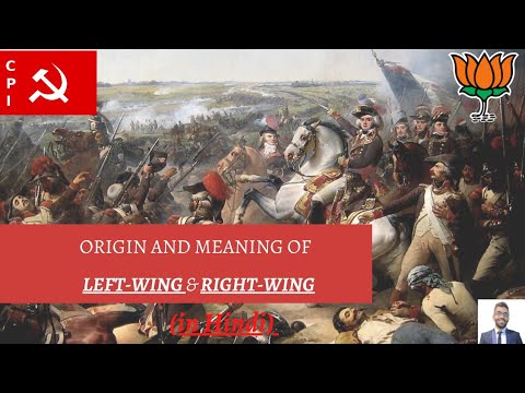What is the origin and meaning of Right and Left Wing?(Hindi)