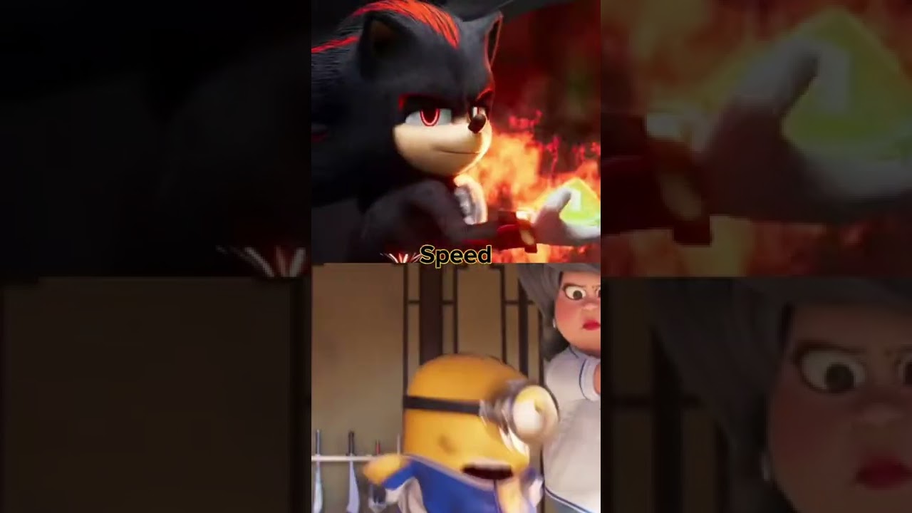 Sonic Character VS Minion Character