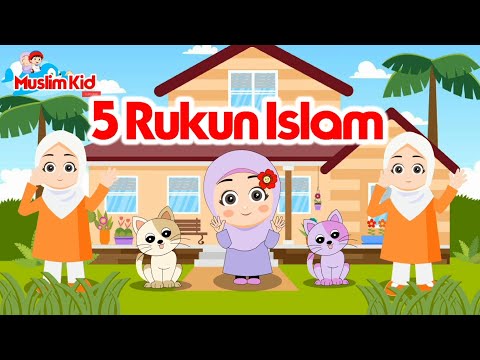Lagu Anak Islami - 5 Rukun Islam | rukun Islam ada lima | cove by assyifa animasi