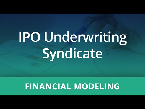 Financial Modeling: IPO Underwriting Syndicate
