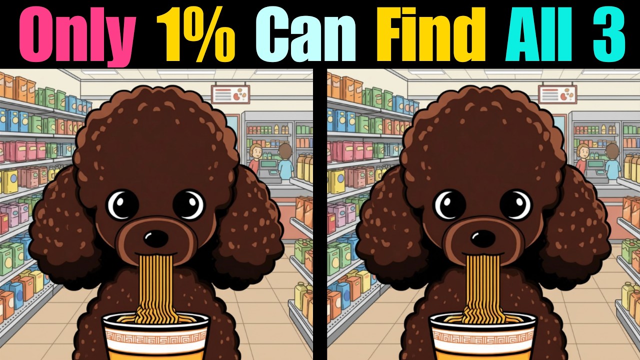😃Try Not to Miss These Tiny Differences! | Senior Brain Challenge | 🧩DR.SPOTTY