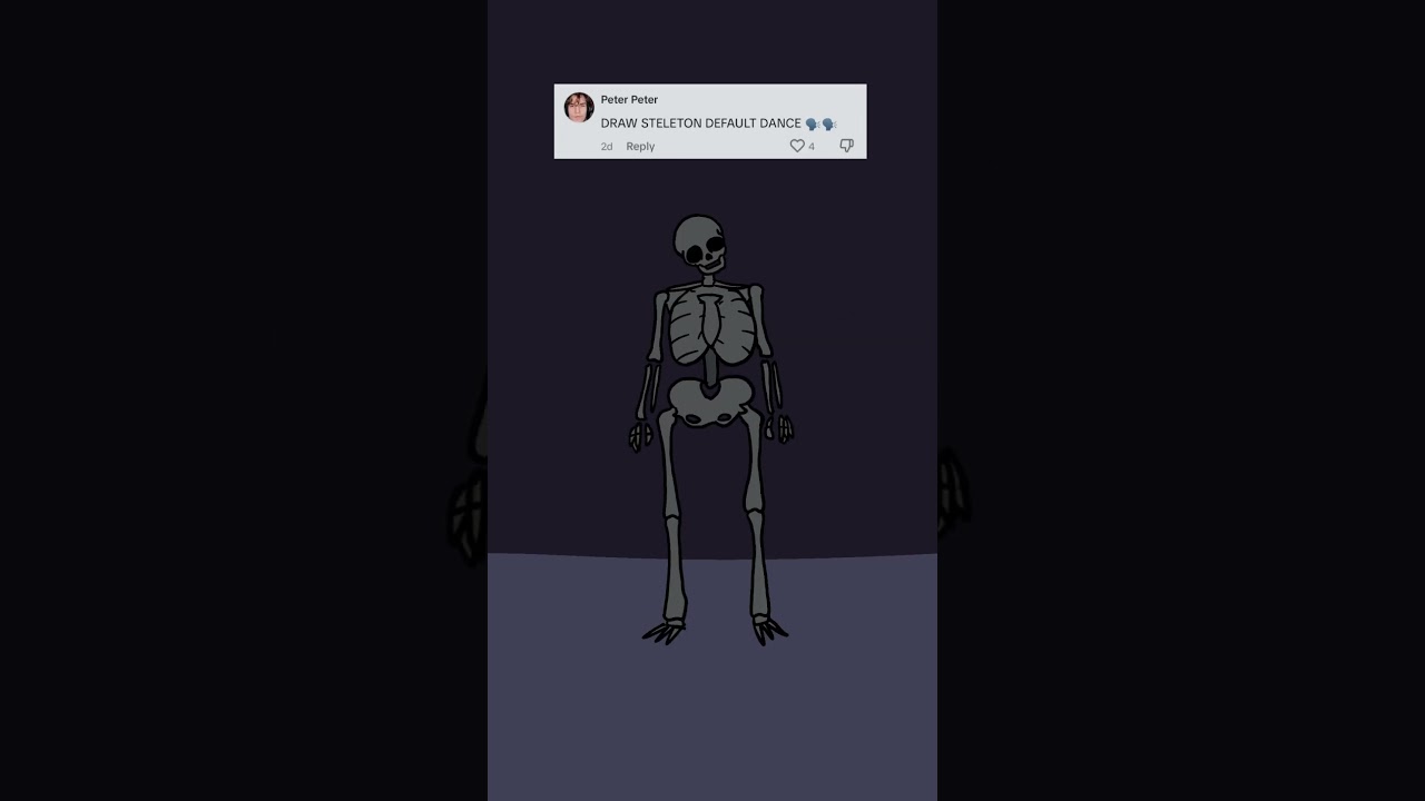 steleton #animation #defaultdance