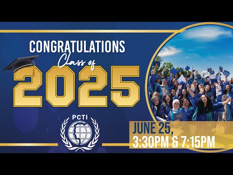 PCTVS Presents | PCTI Class of 2025 Graduation 3:30pm