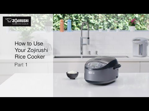 How to Use Your Zojirushi Rice Cooker Part 1