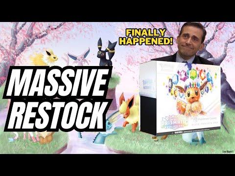 MASSIVE RESTOCK! Pokémon Center Exclusive Prismatic Evolutions ETB FINALLY RESTOCKED TODAY!