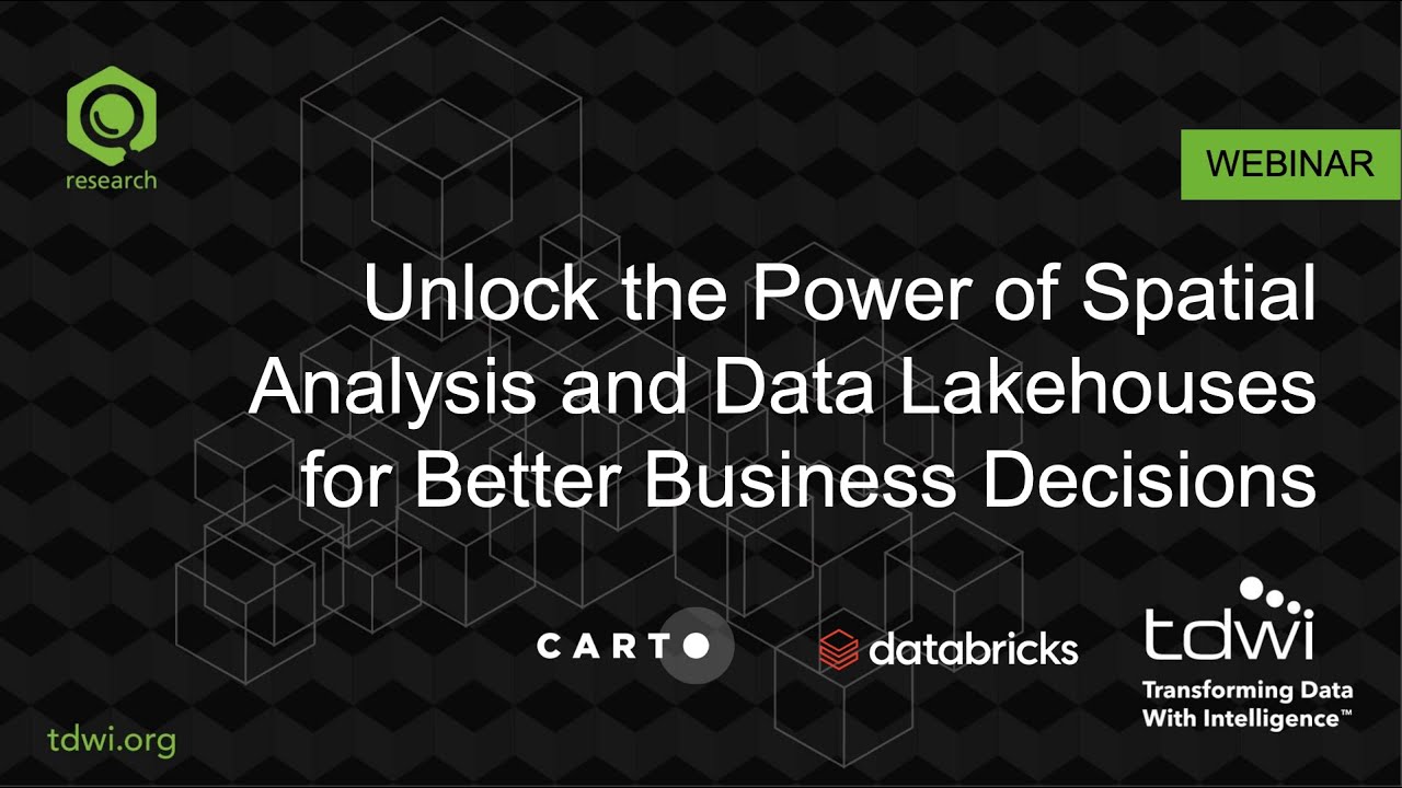 Unlock the Power of Spatial Analysis and Data Lakehouses for Better Business Decisions