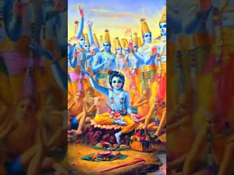Universe in Lord Krishna's mouth ???? #shorts #lordkrishna #krishnajanmashtami
