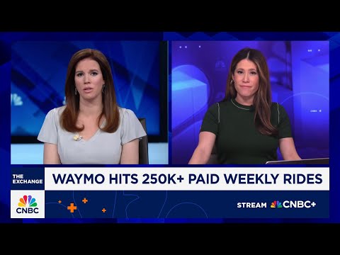 Waymo hits more than 250k paid weekly rides