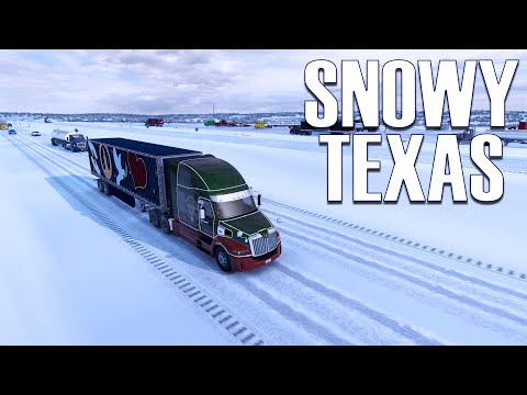 ATS | Snowy Texas | American Truck Simulator | Christmas Reflections 2022 | Episode E-79