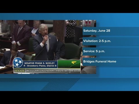 Funeral arrangements set for former Jefferson Co. Senator Frank Niceley