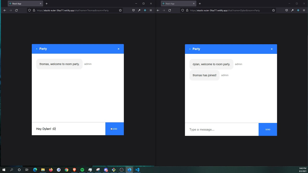 ChatCord Full Deployment (ReactJS/NodeJS/Socket.io/Express)