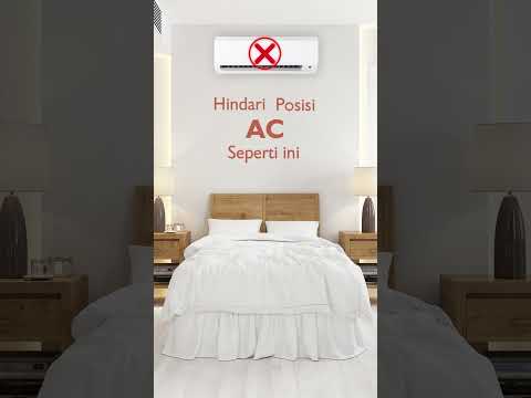 POSISI IDEAL AC DI KAMAR ! #video #shorts #posisiac #airconditioner