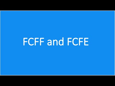 FCFF and FCFE| Free Cash Flow to the Firm| Free Cash Flow to Equity| FSA