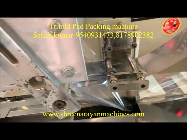 Sanitary Pad Folding and Tri folder machine - Sanitary Pad Tri Folding ...