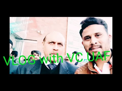 Vlog with VC UAF Dr.Mohammad Ashraf @EDUCATION Exhibition