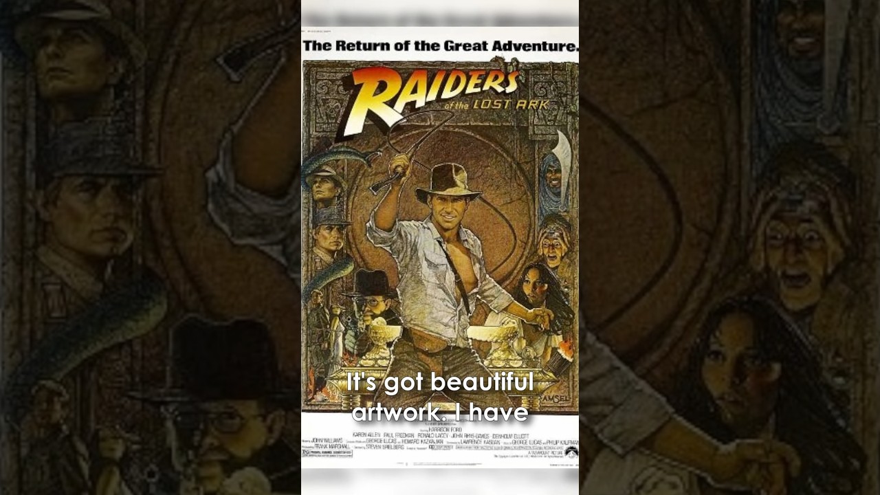 Top 5 Favorite Movie Posters #movies #movieposters #starwars #indianajones