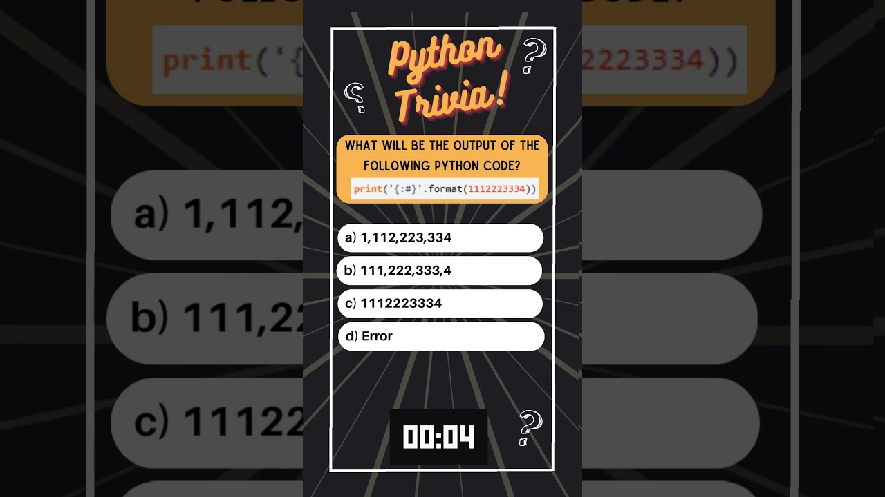 Python Trivia   String 80 #coding #python #techcommunity #shorts #trending #viral #datascience