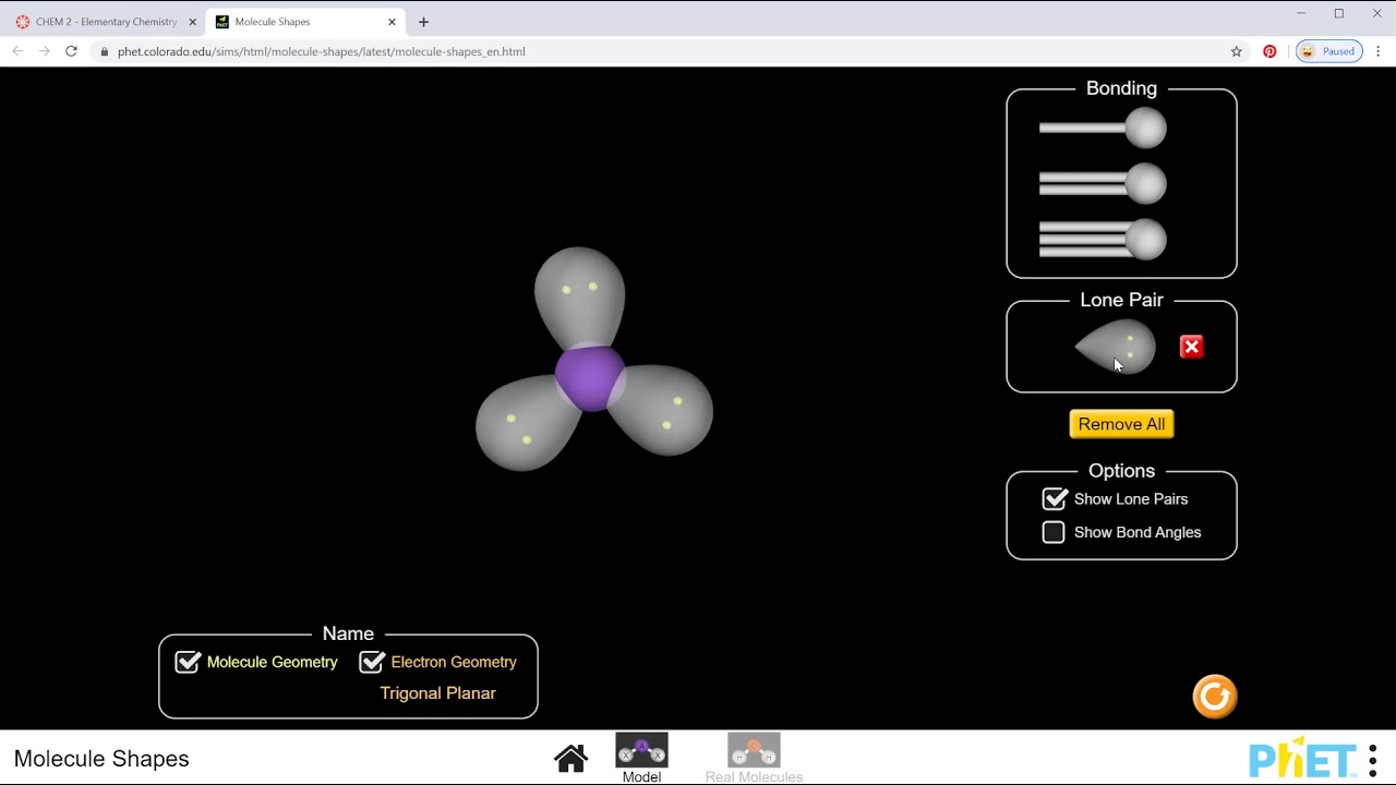 Tutorial PhET modeling