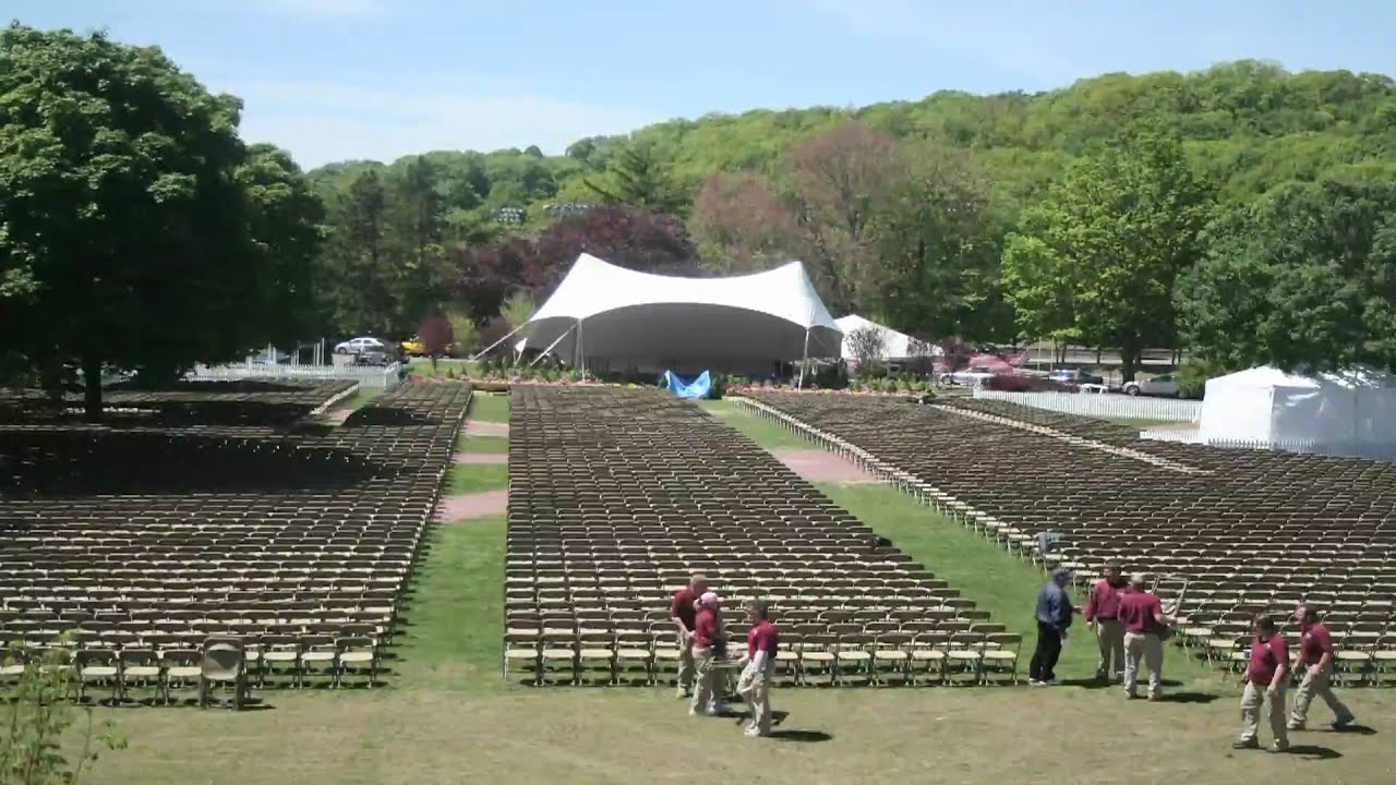WPI Commencement 2010 setup
