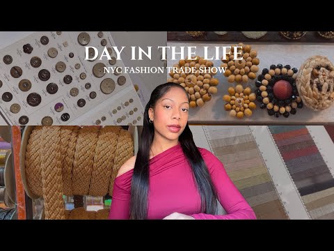 MINI VLOG: Fashion Trade Show With an Emerging Designer | NYC Fashion Fair