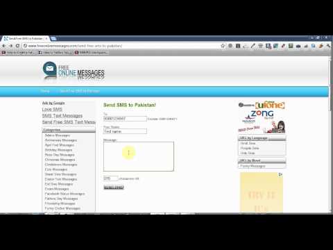 How to send FREE SMS Text messages online