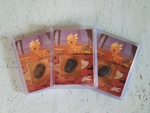 Ancient Menace | Real Fossil Trilobites! Hidden Mysterious Secret (HMS) Trading Cards - Short Print