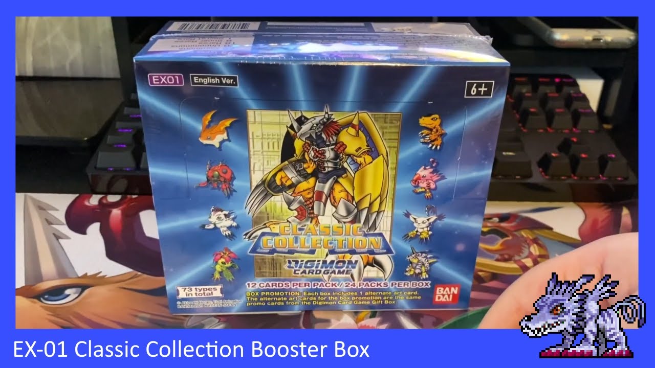 Digimon Classic Collection EX-01 Booster Box Unboxing!