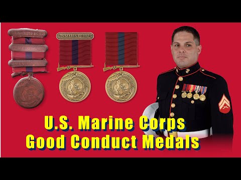 Marine Corps Good Conduct Medal, MCGCM or CMC, 1896 to Present!