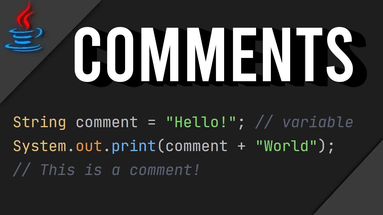 Comments in JAVA | (simple & easy)